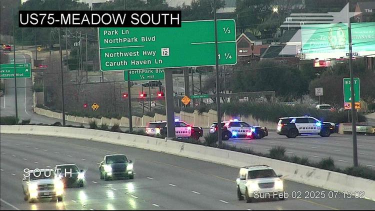 Dallas Traffic Alert: U.S. 75 closed near Walnut Hill Lane, officials ...