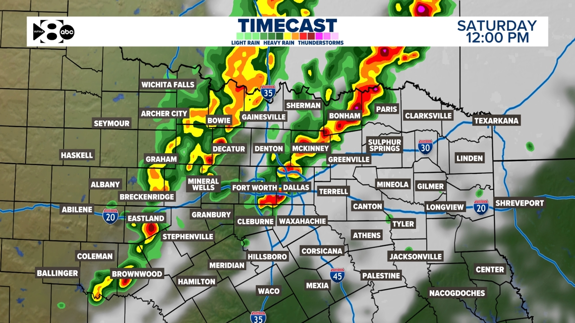 Storm Timecast | wfaa.com
