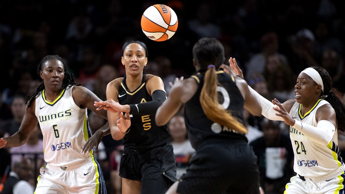 Aces beat Wings 97-83 in semifinal opener | wfaa.com