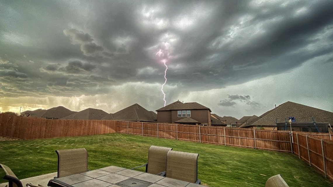 Lightning strikes and stormy weather Oct. 6, 2019 | wfaa.com
