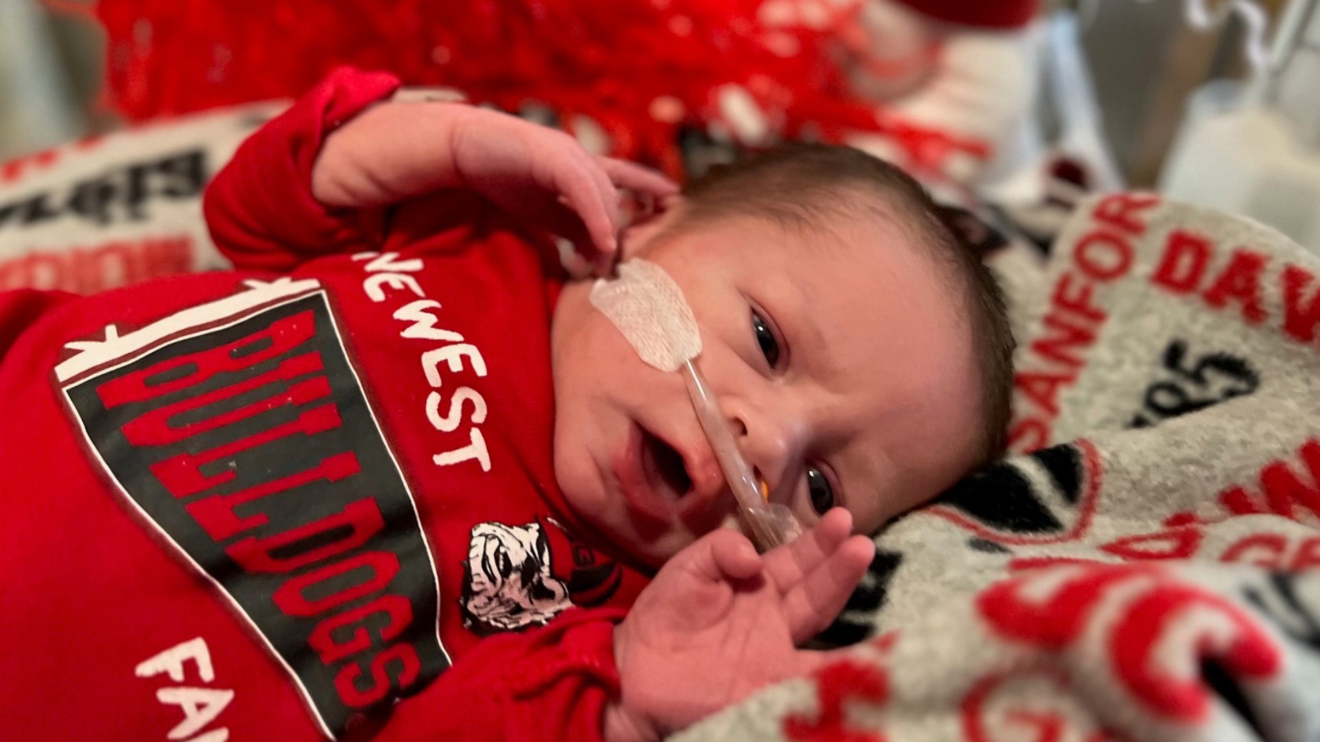 TCU and Georgia babies showing support ahead of National Championship ...