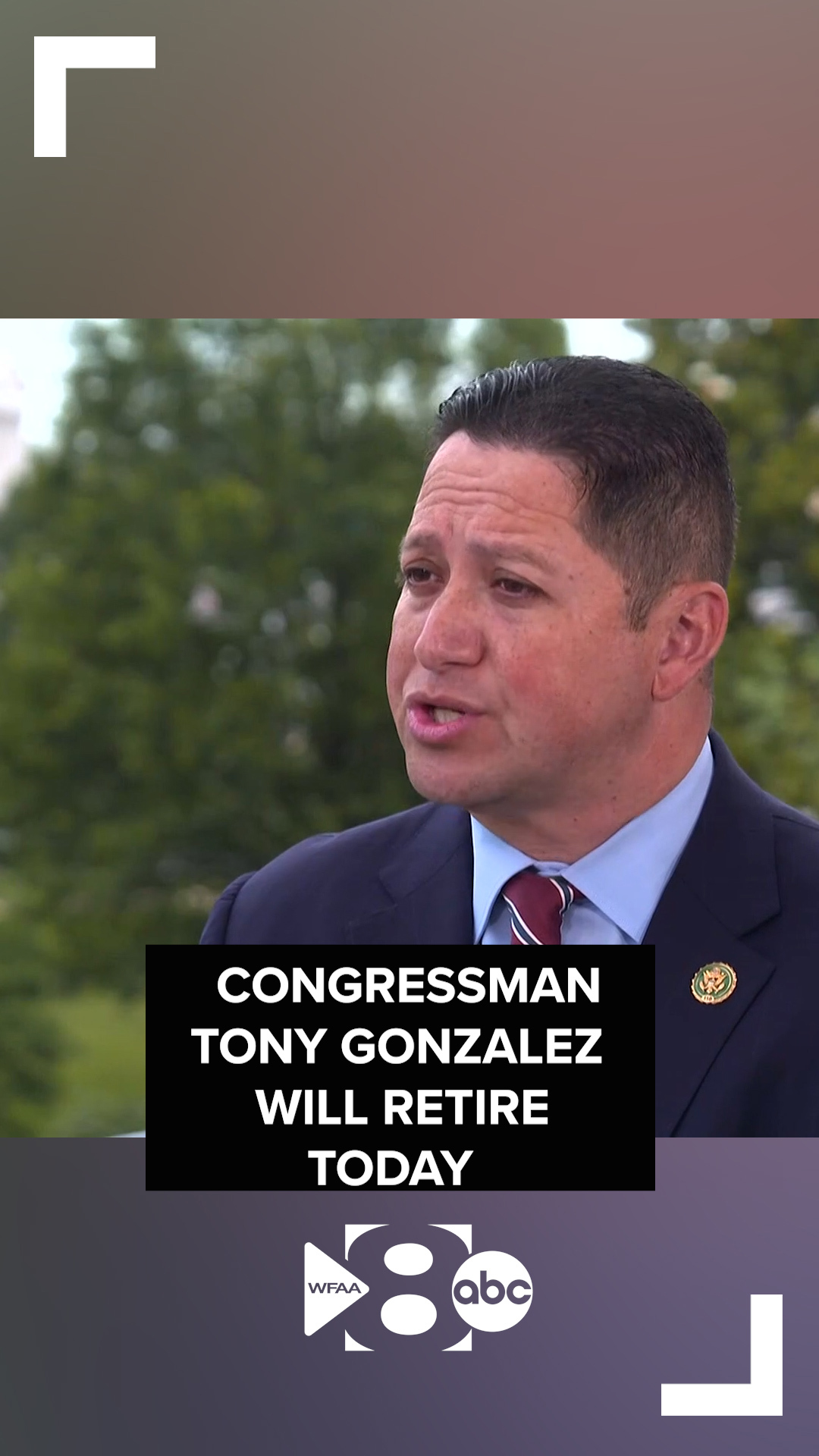 Congressman Tony Gonzalez will retire today after allegations of sexual ...