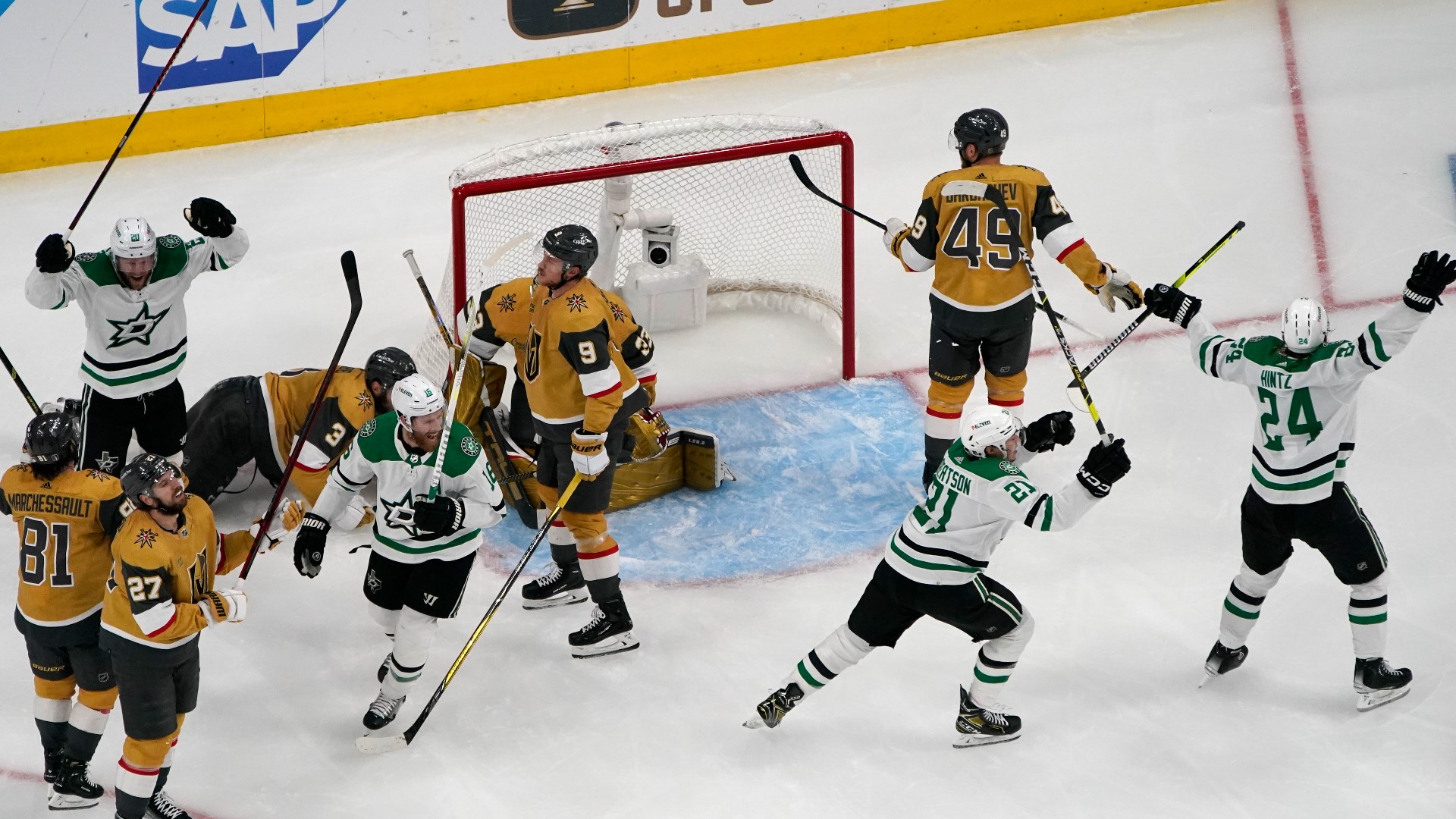 Stars stay alive with 4-2 victory over Golden Knights | wfaa.com