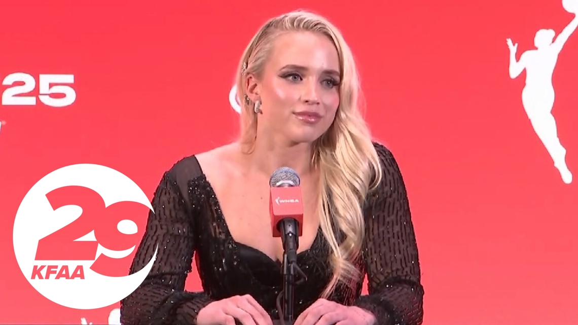 FULL INTERVIEW: Hailey Van Lith speaks after being selected by the ...