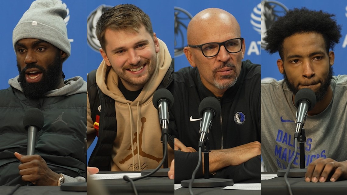 Luka Doncic, Jason Kidd, Tim Hardaway Jr., Derrick Jones Jr ...