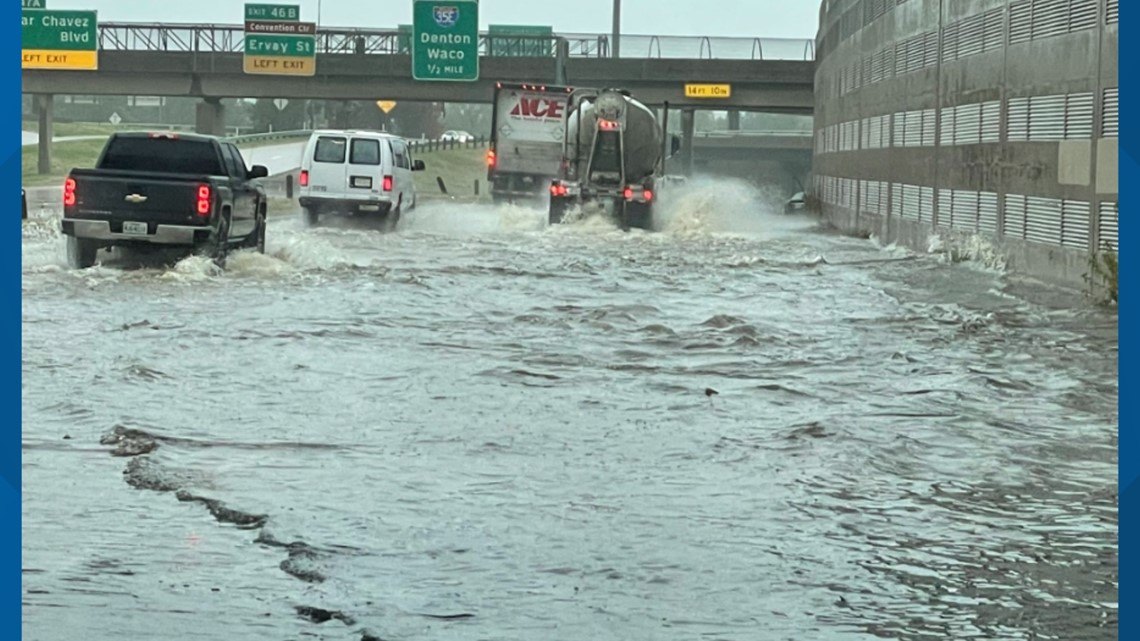 Photos: Heavy overnight rains lead to severe flooding in Dallas | wfaa.com
