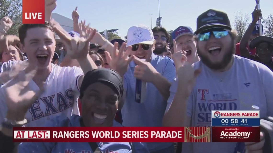 WFAA is back with the Rangers World Series parade in Arlington! | wfaa.com