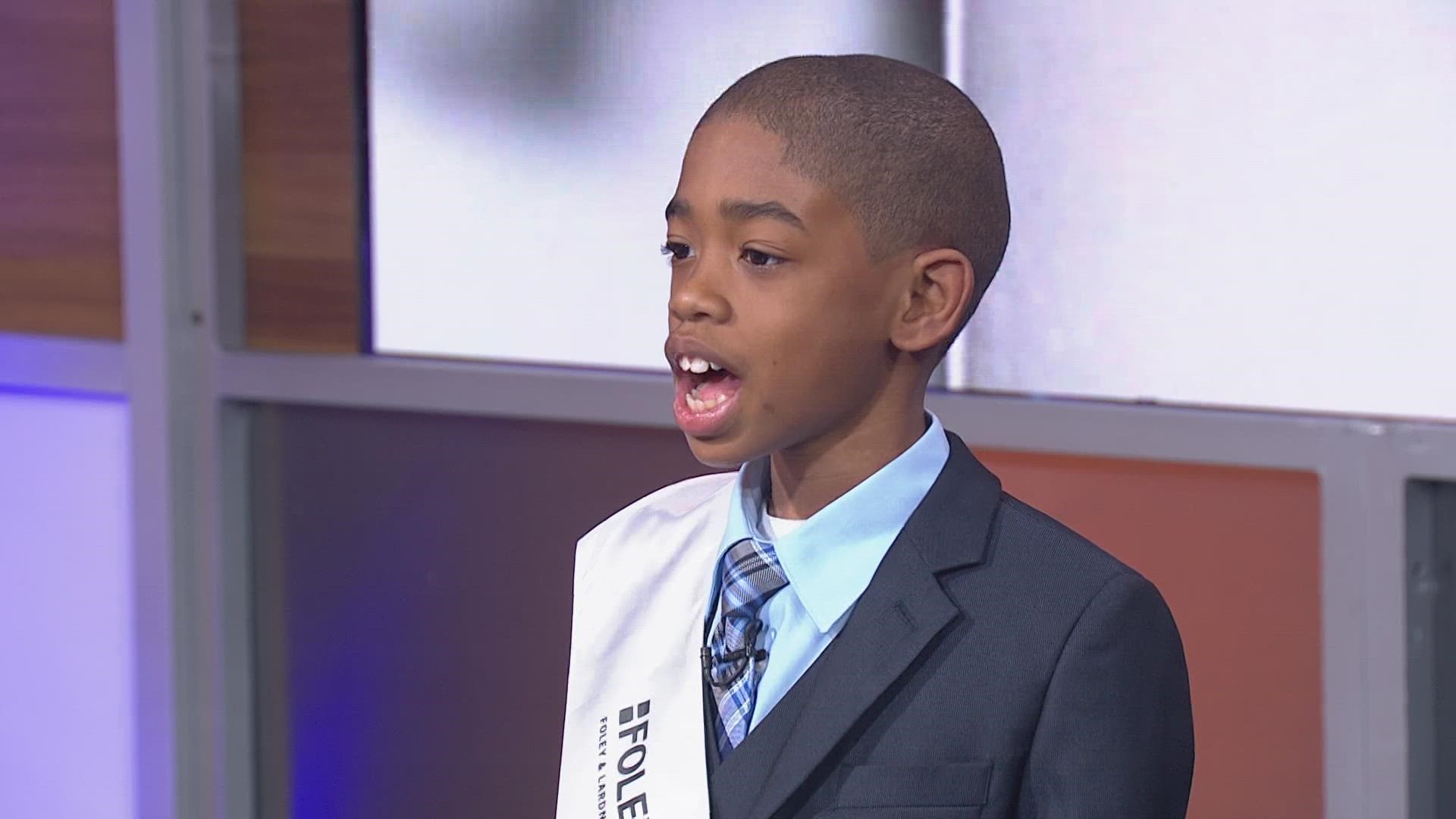 Honoring MLK: Foley oratory competition winner presents speech on WFAA ...