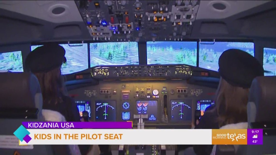 Kids get in the pilot seat at KidZania Aviation Academy | wfaa.com
