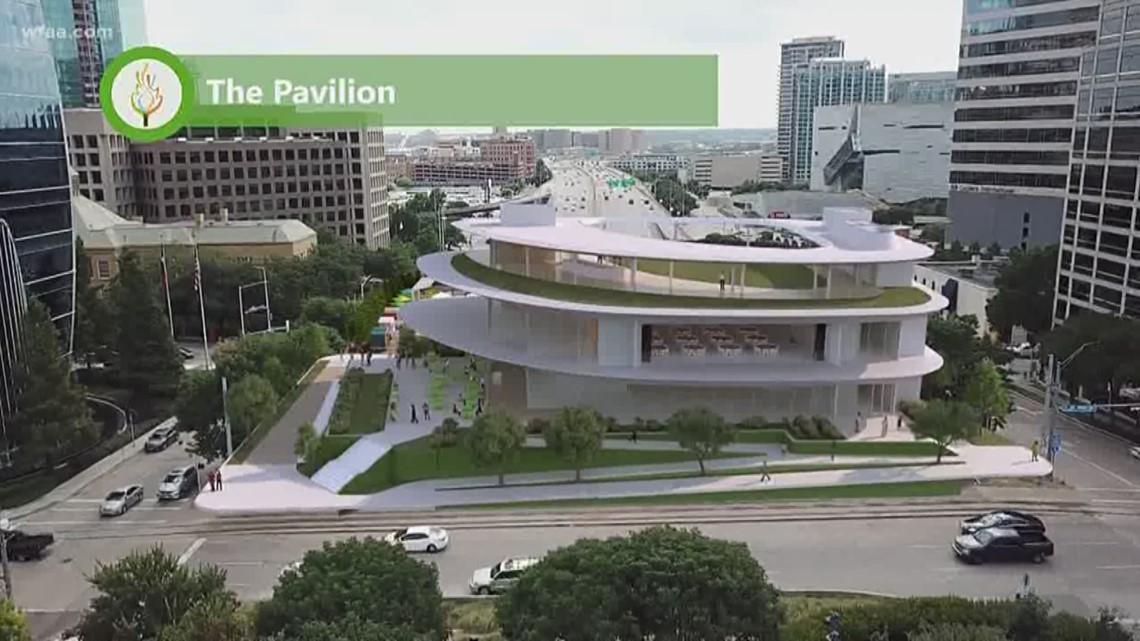 Plans underway for 3-story pavilion, ice rink and much more green space ...