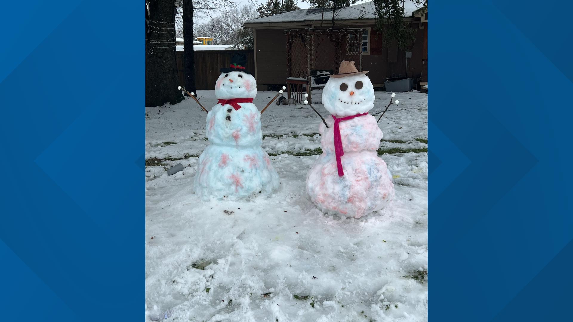 PHOTOS: Meet the snowmen of DFW from the winter storm | wfaa.com
