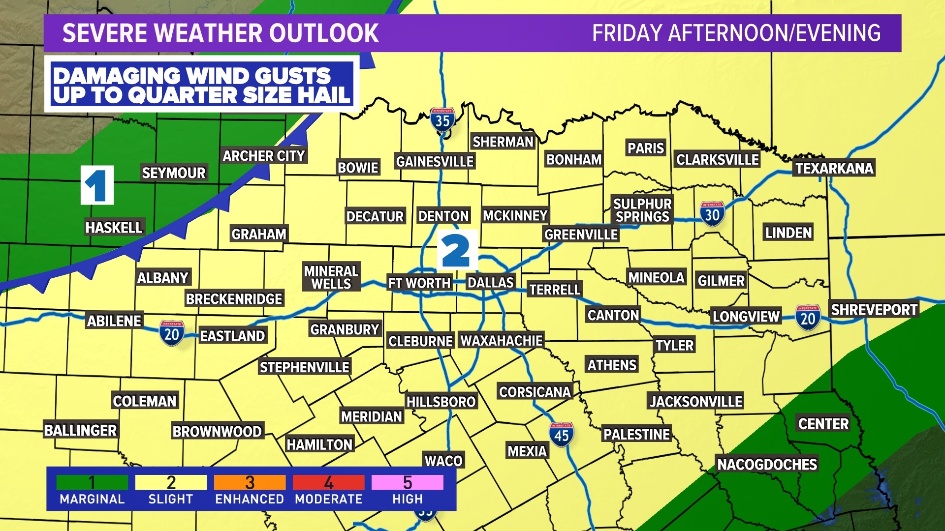 DFW weather forecast: Latest on rain chances this week | wfaa.com