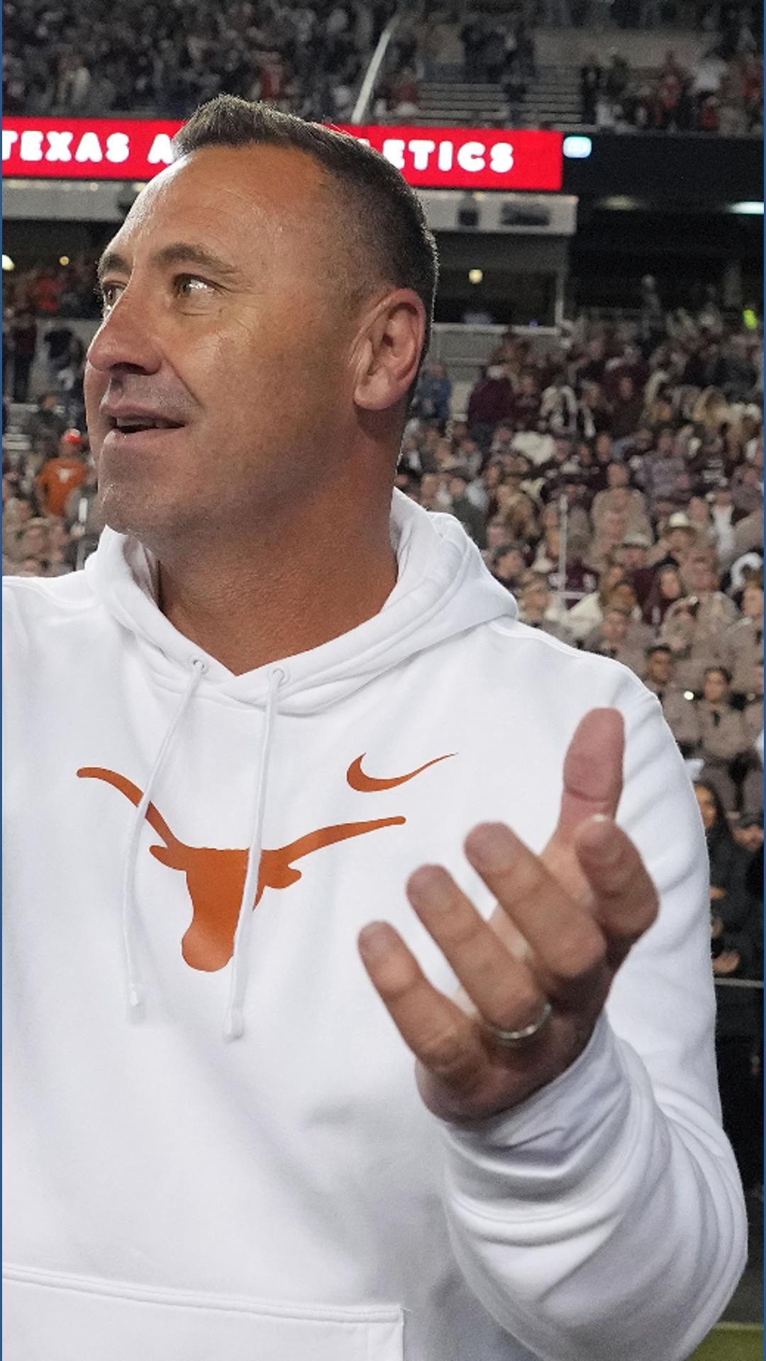 Steve Sarkisian walks out to Aggie War Hymn at SEC Media Days | wfaa.com