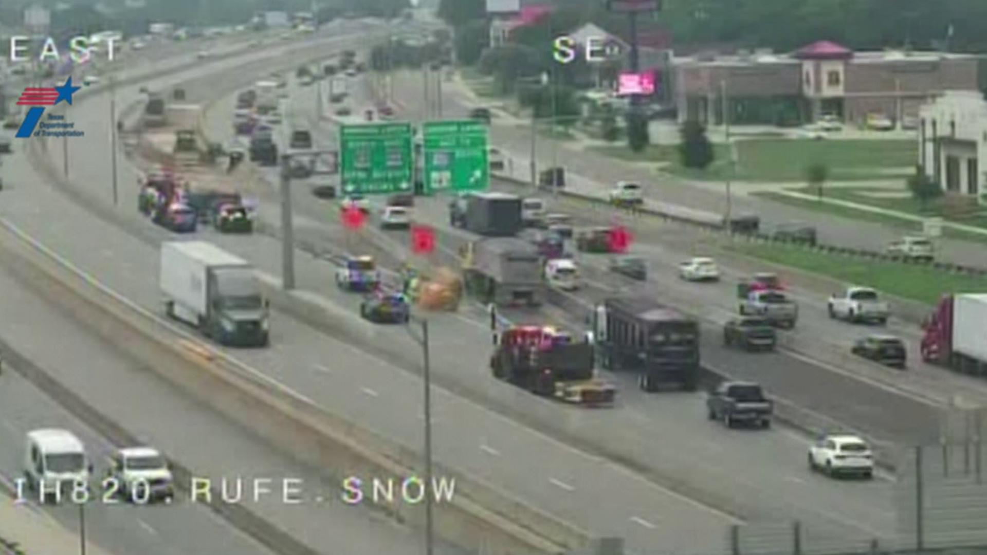 I-820 eastbound toll lanes closed in North Richland Hills after crash ...