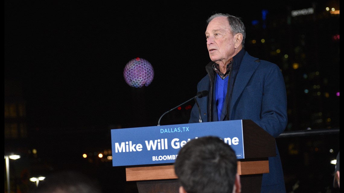 Bloomberg visits downtown Dallas as part of campaign kickoff tour ...