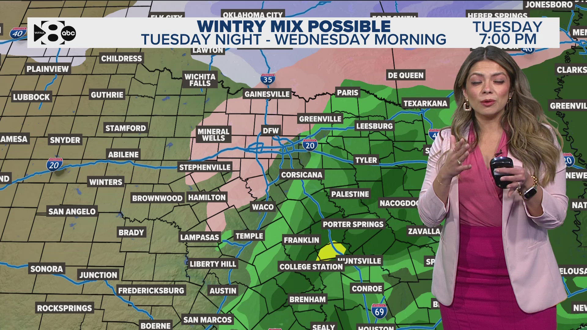 DFW Weather: 40° temperature drop this weekend - then wintry precipitation on the way? Here's ...