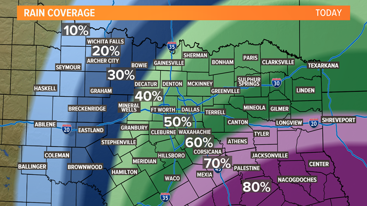 DFW weather timeline: When and where to expect storms this weekend ...