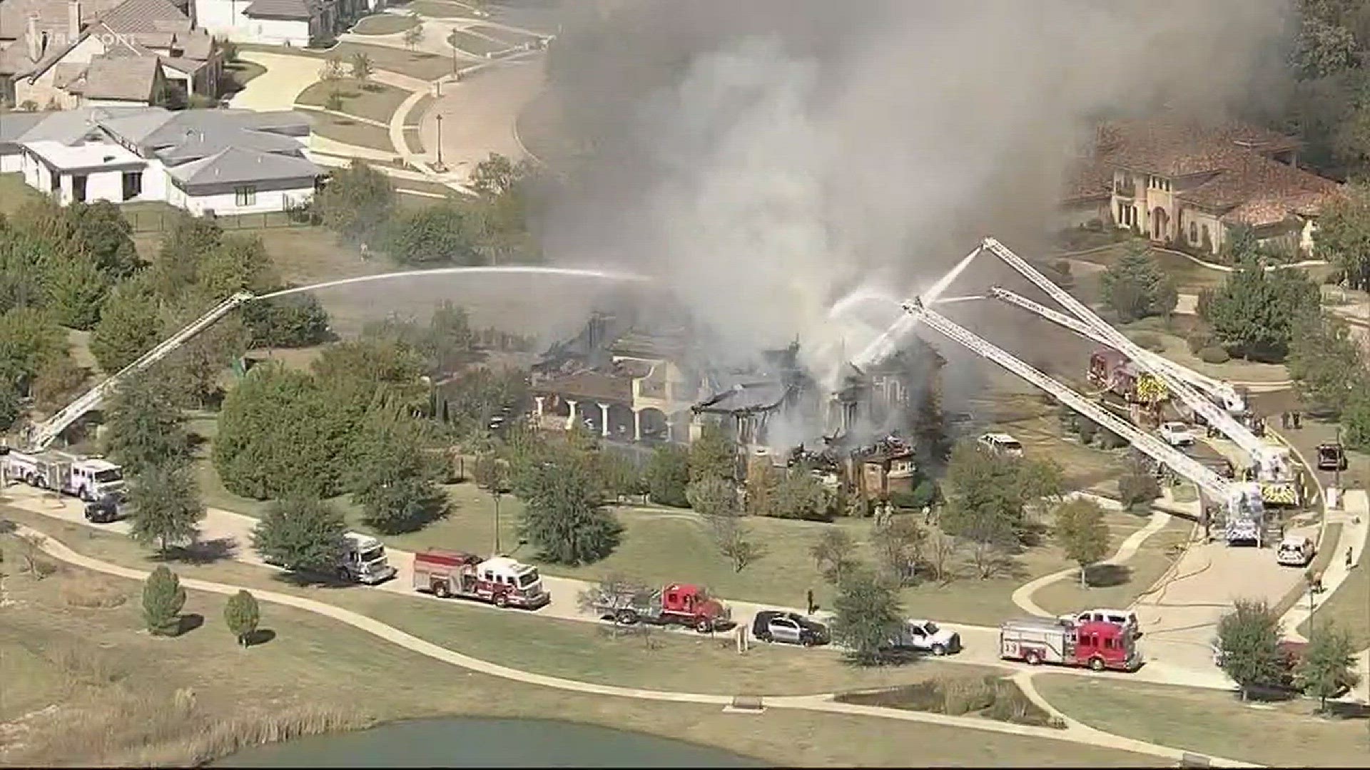 $1.6M Benbrook home goes up in flames | wfaa.com