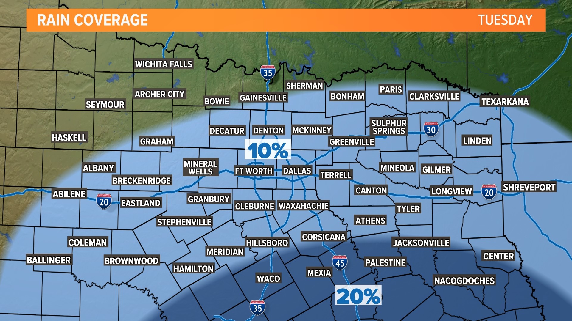 DFW WFAA Weather Forecast: Friday storm chances, timeline | wfaa.com