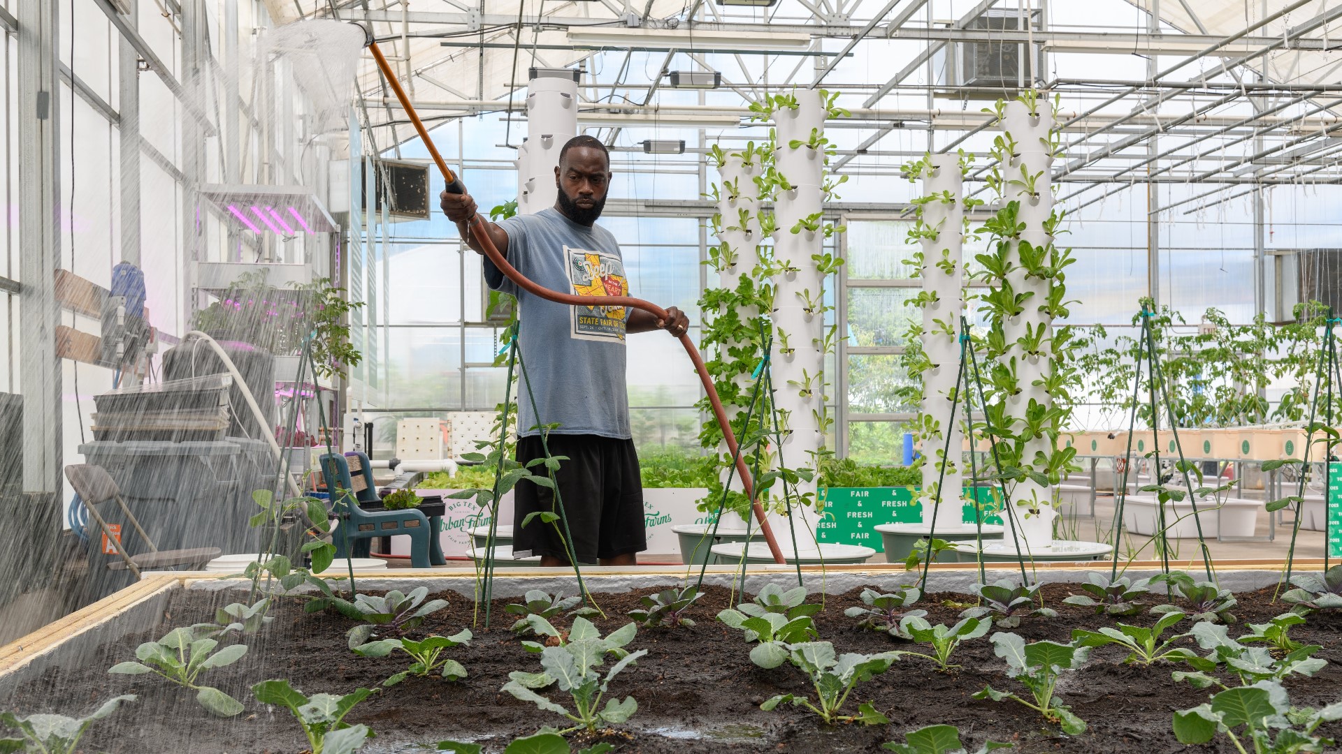 An urban farm at the State Fair of Texas produced nearly 300,000 ...