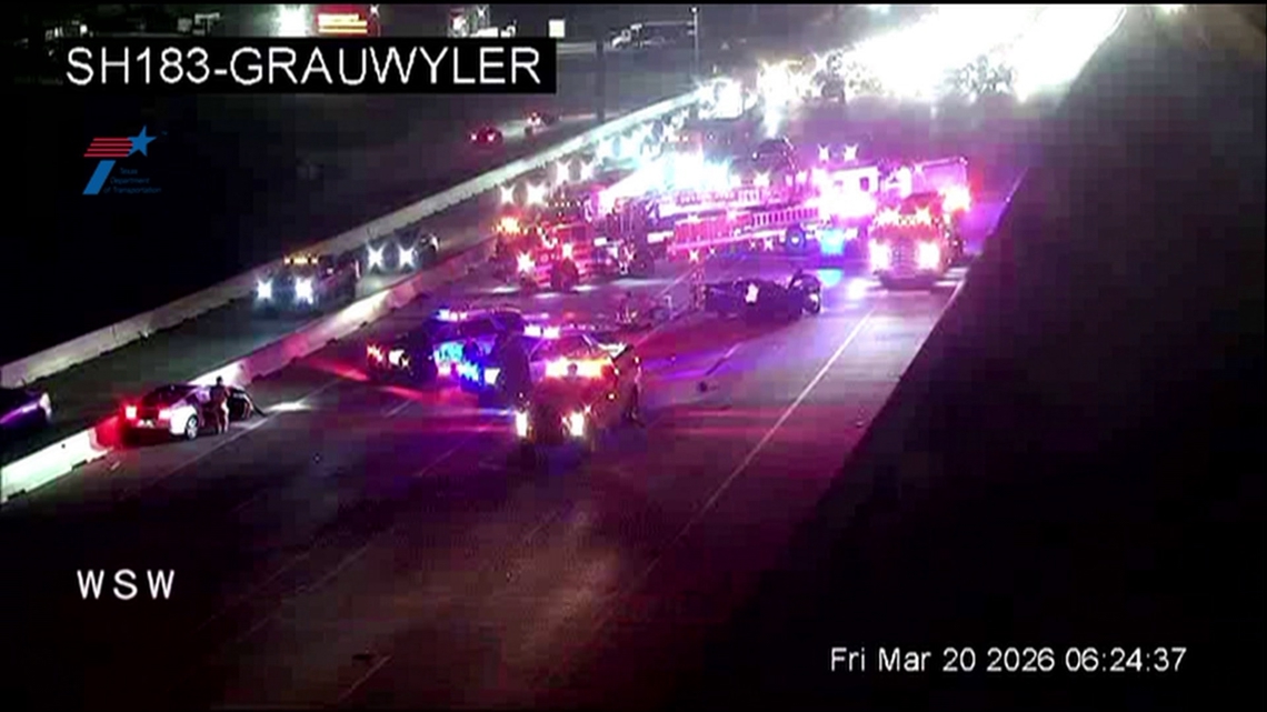Major accident closed eastbound lanes of SH 183 Friday morning, but ...