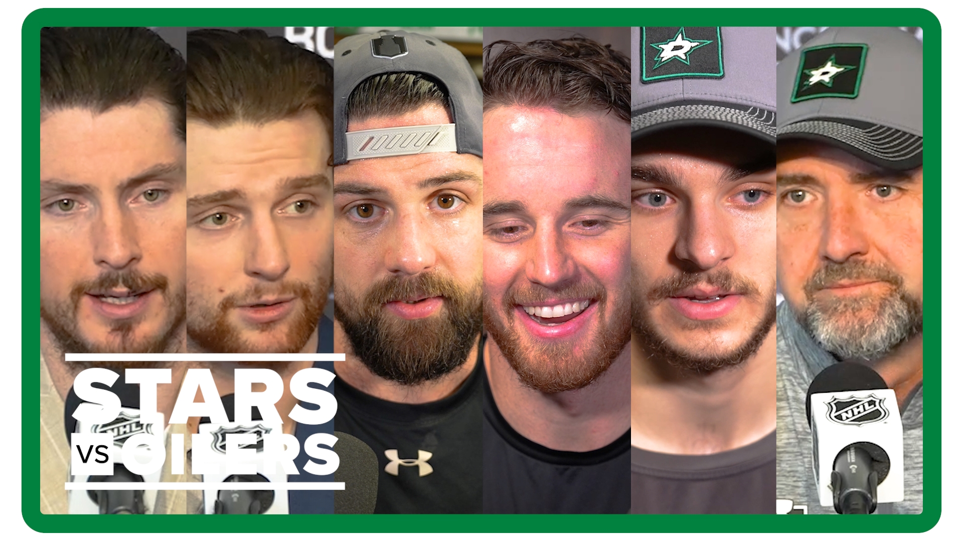 Stars vs. Oilers Game 3 | Dallas players, coaches pregame interviews 5. ...