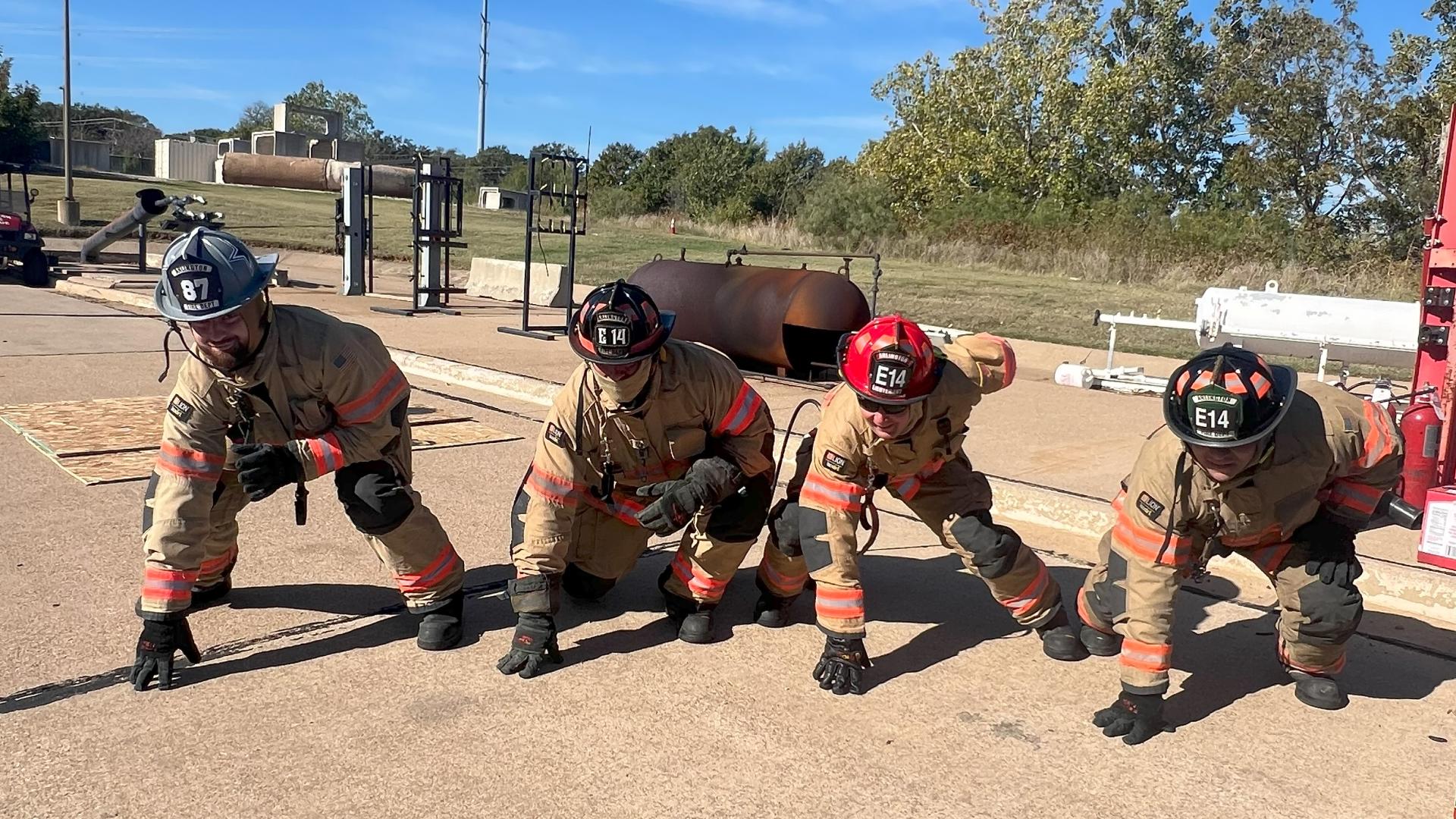 Cowboys Jake Ferguson fights turkey fryer fire | wfaa.com