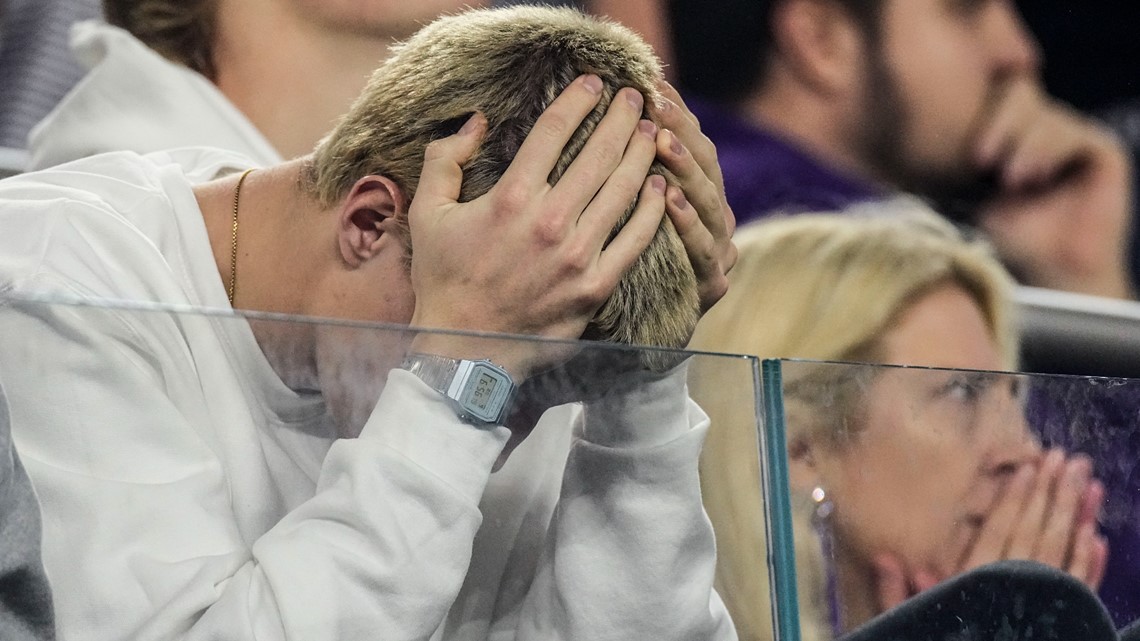 Sad TCU fans: Horned Frogs suffer blowout loss to Georgia in National ... Sad TCU fans: Horned Frogs suffer blowout loss to Georgia in National ...