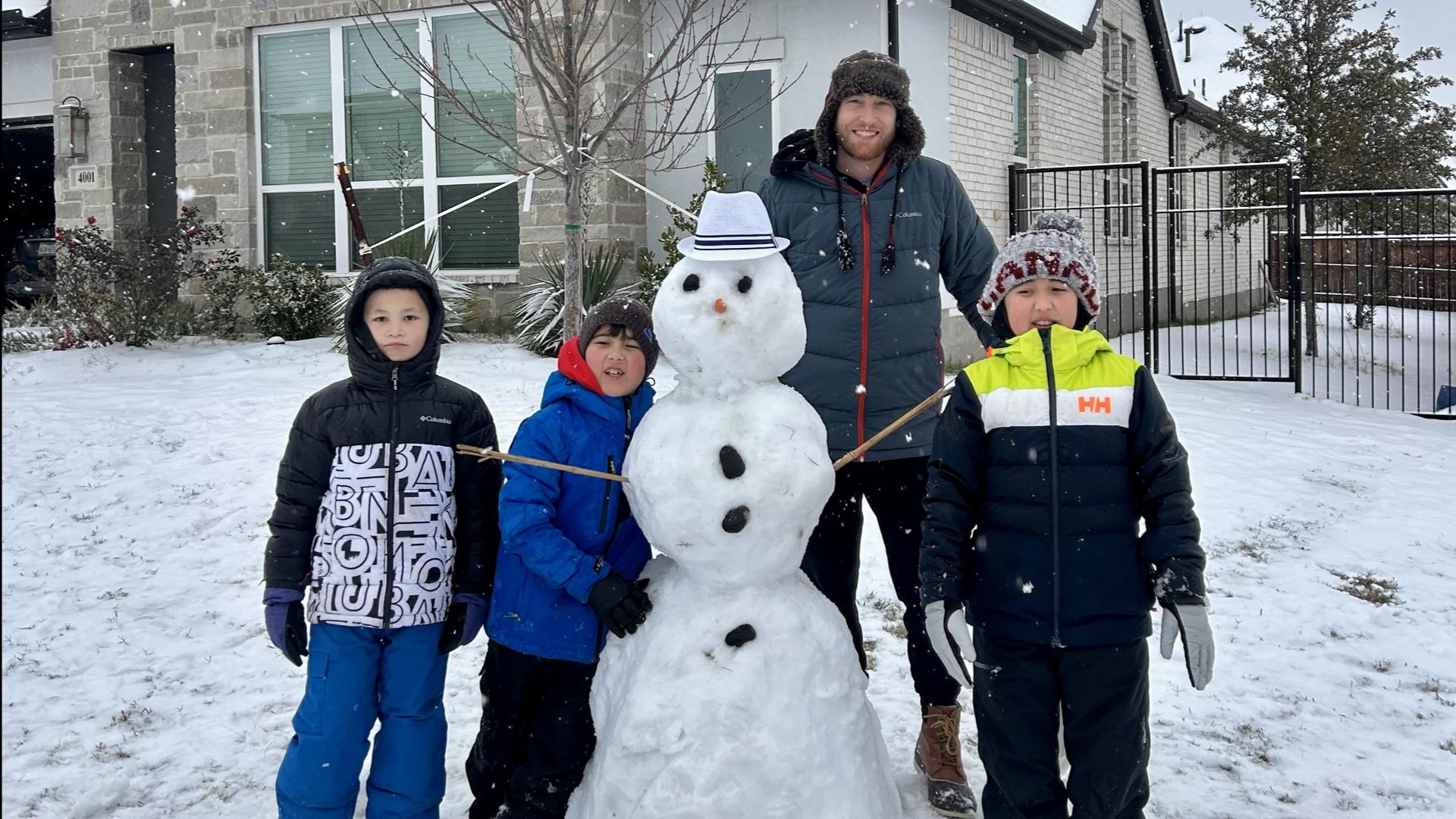 Dallas-Fort Worth snow forecast: Latest road conditions, snow fall ...