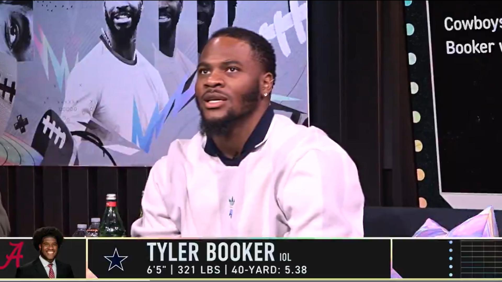 Micah Parsons reacts to Cowboys' Tyler Booker draft pick | wfaa.com
