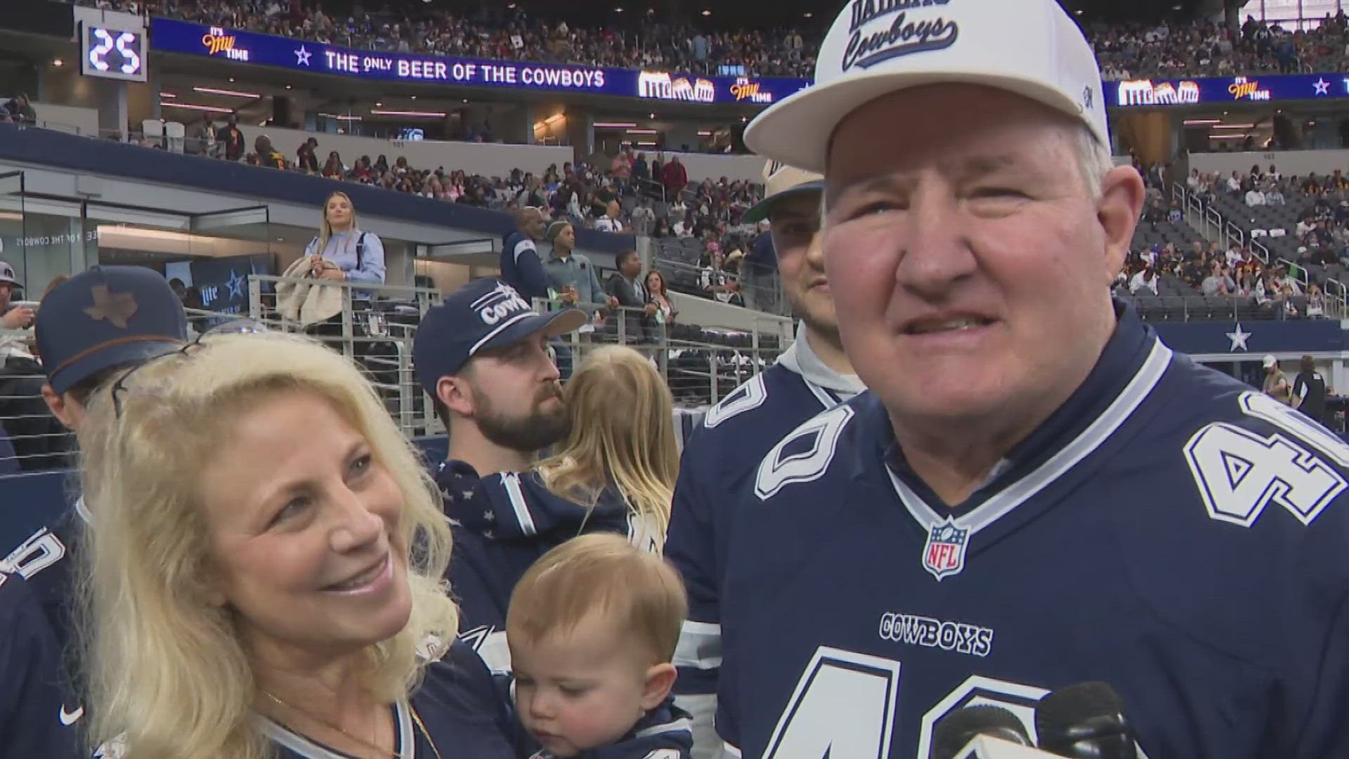 Dallas Cowboys honor Bill Bates amid post-concussion struggles | wfaa.com