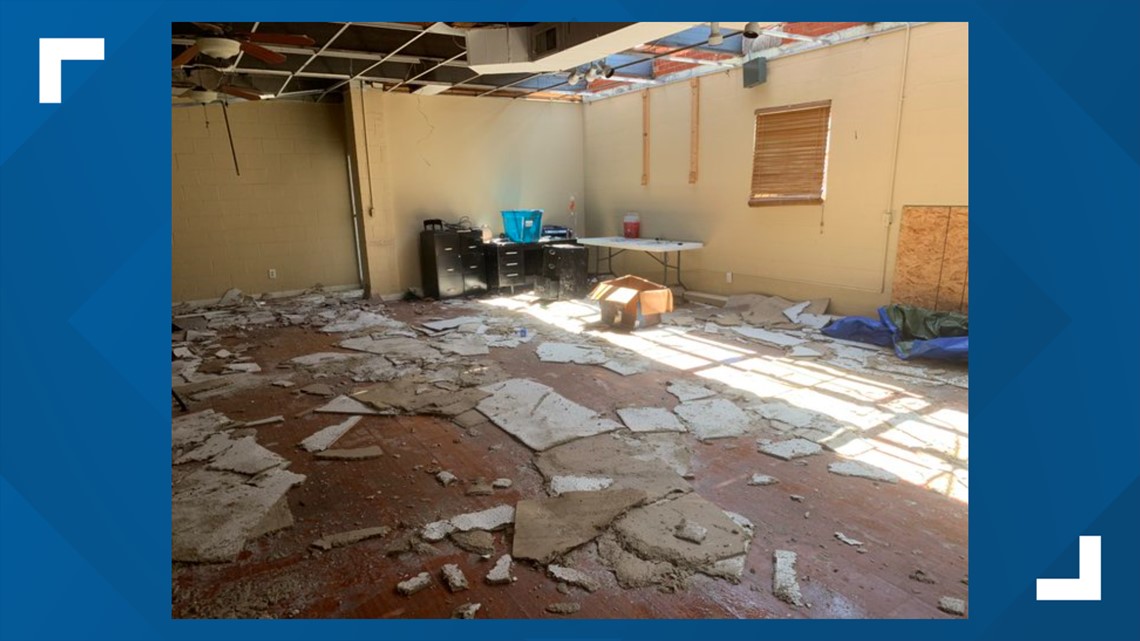 Blue Ridge tornado: Fire station damaged and no injuries reported ...