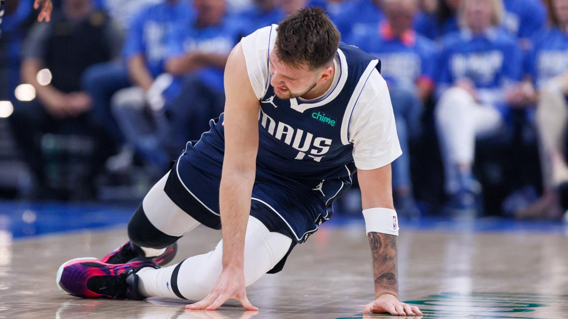 Luka Doncic knee injury: Mavs guard battling sprain vs. OKC | wfaa.com