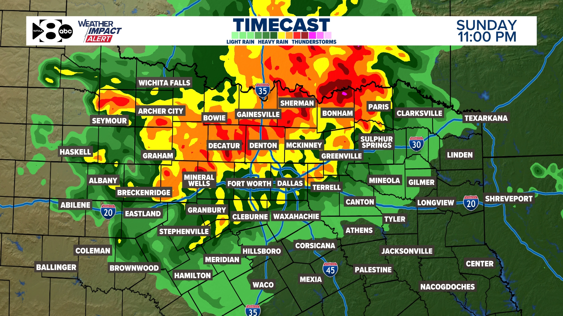 WFAA Weather Alert Day: Storms possible Sunday night | wfaa.com