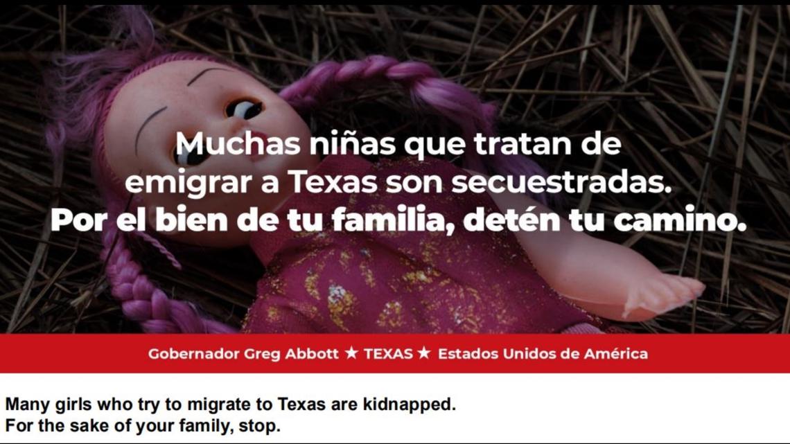 Texas sponsoring billboards to deter migrants from coming to US | wfaa.com