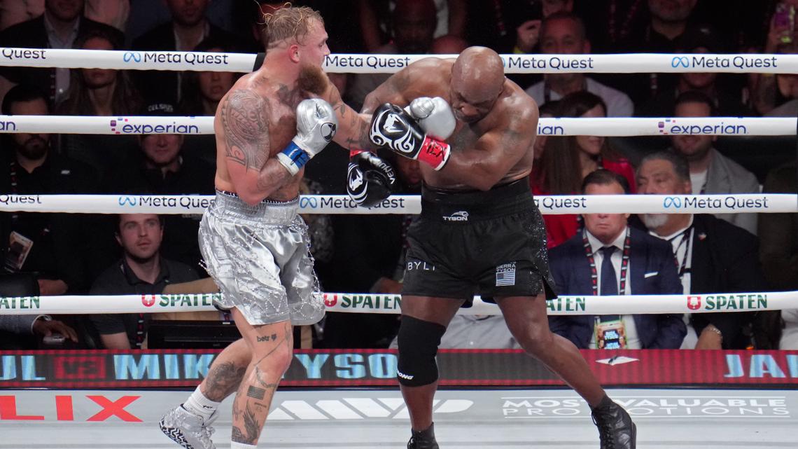 Jake Paul beats 58-year-old Mike Tyson as the hits don't match the hype ...