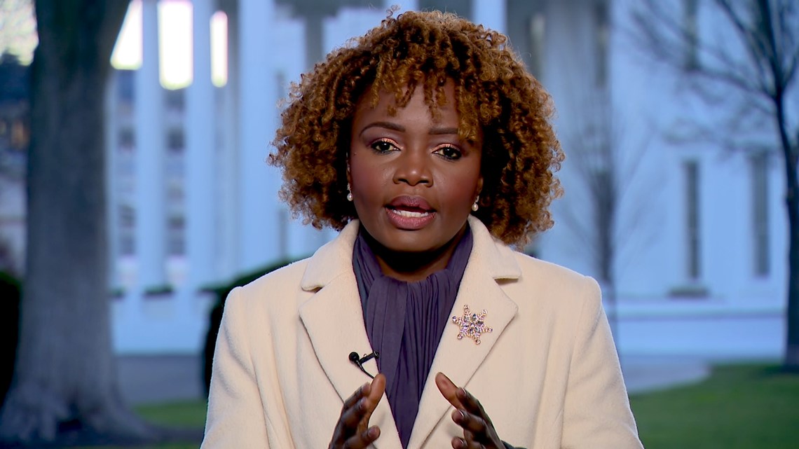 White House Press Secretary Karine Jean-Pierre speaks on what Joe Biden ...