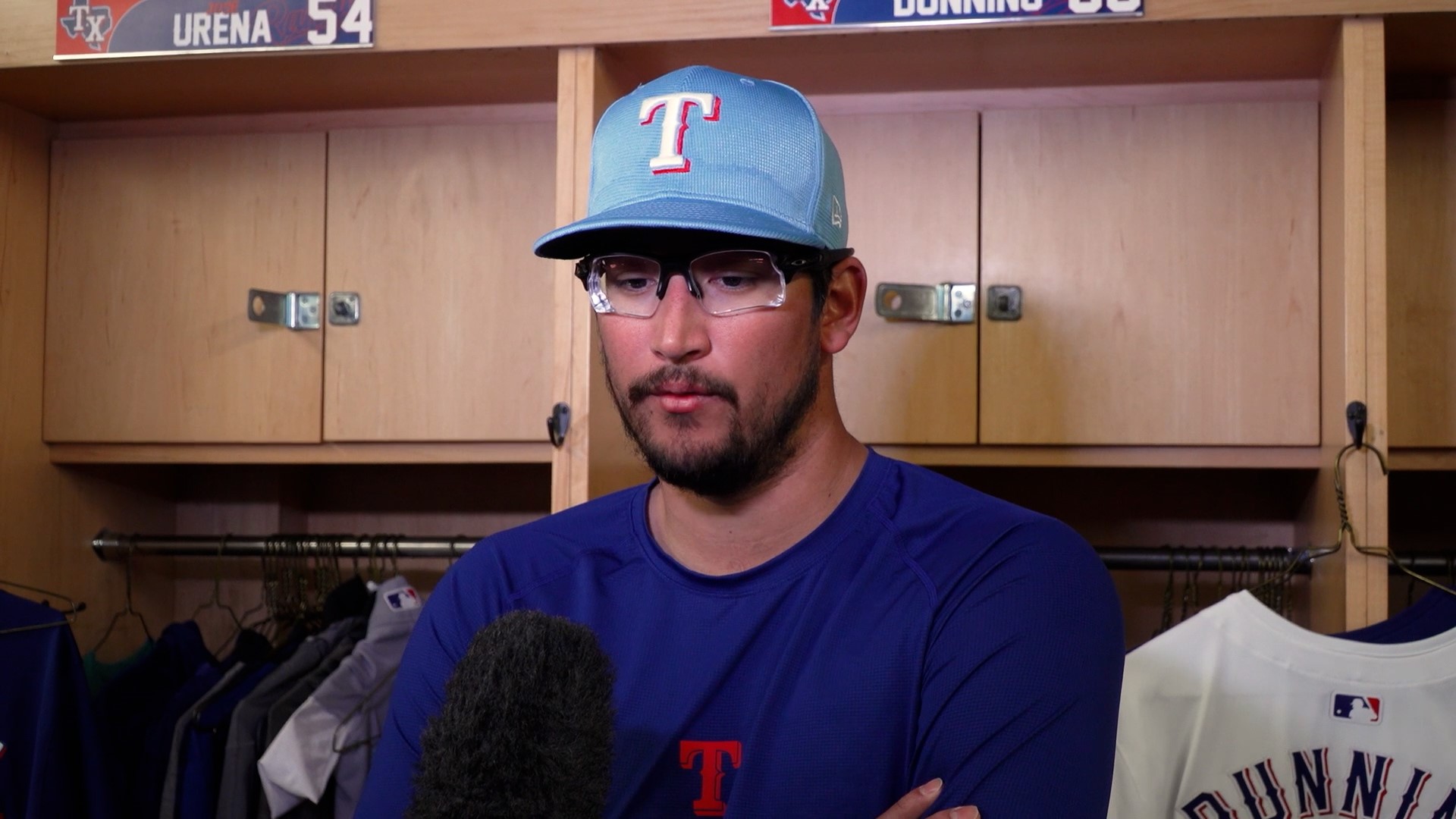 Texas Rangers spring training: Dane Dunning on live batting practice ...