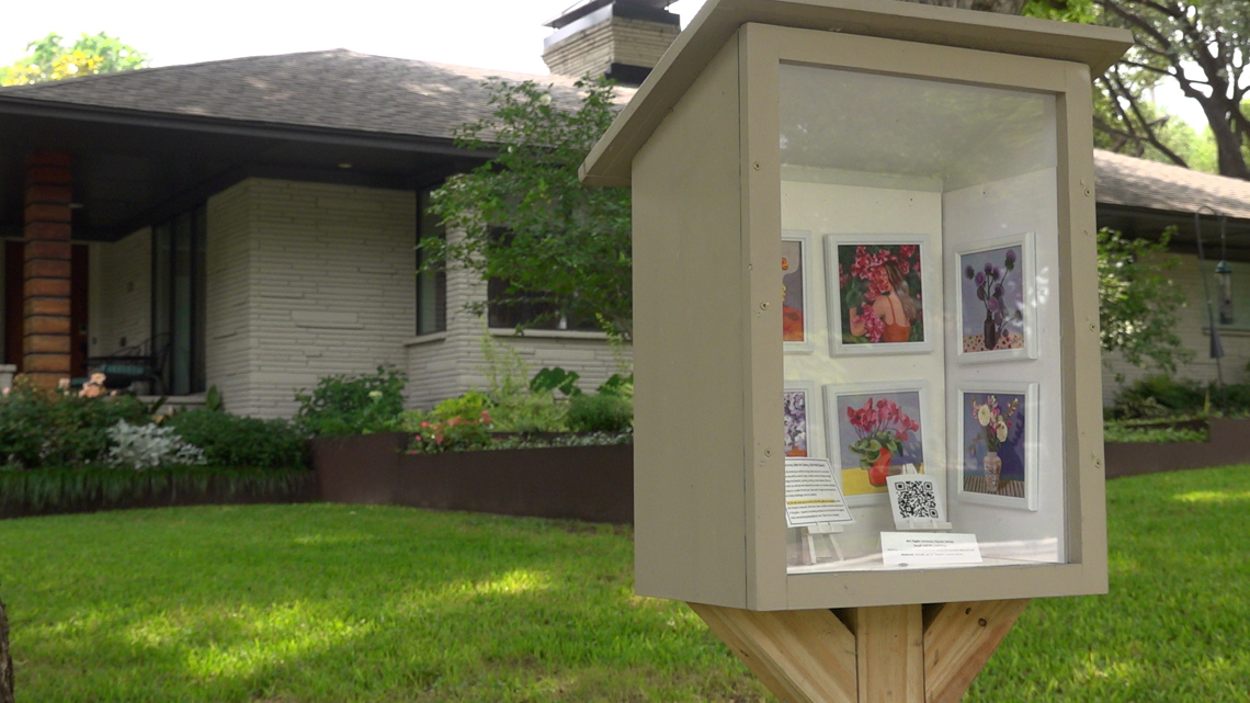 Dallas, TX: Miniature gallery brings Dallas neighbors together | wfaa.com