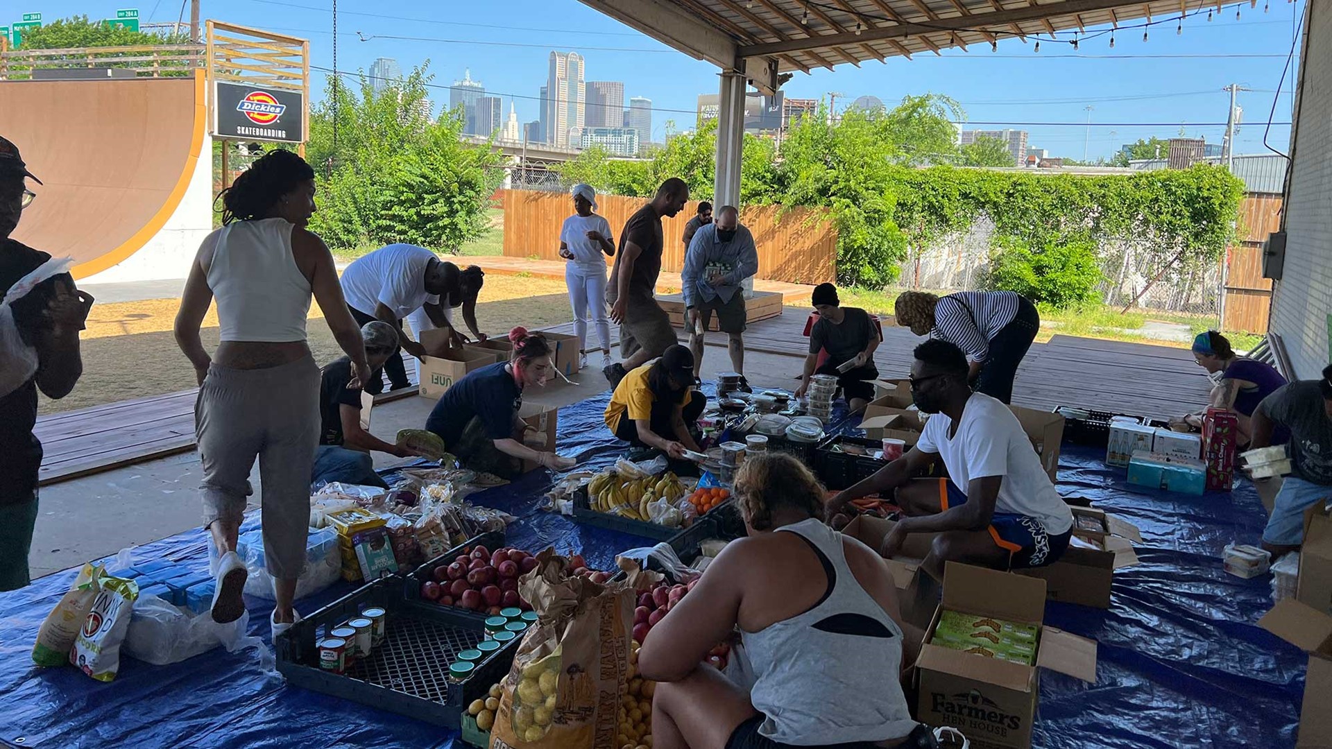 How Dallas' 4DWN skate park works to fight food insecurity | wfaa.com