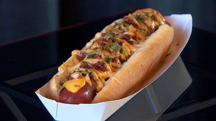 FC Dallas food: Texas Monster Dog, Cheesy Chipotle Bacon Footlong ...