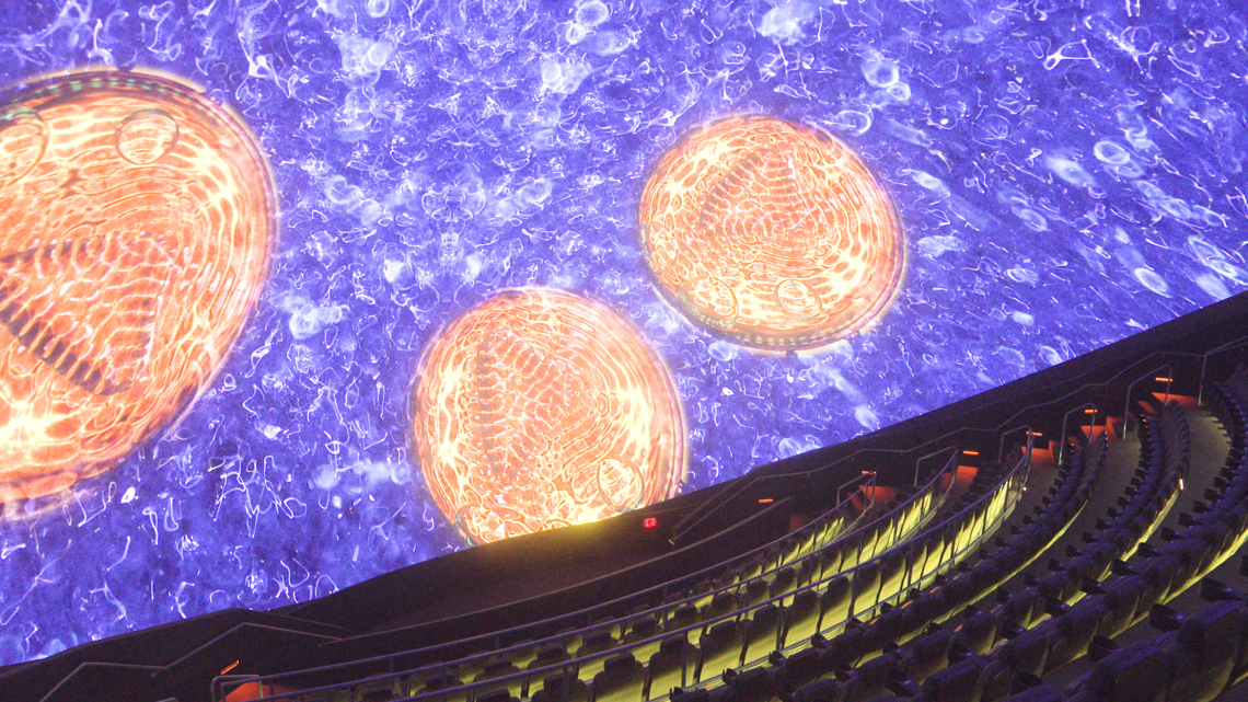 Fort Worth Museum unveils world-class Omni Theater screen | wfaa.com