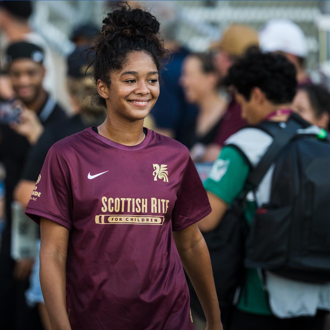 Dallas Trinity FC foward Rhea Moore, 15, scores game-winning goal ...