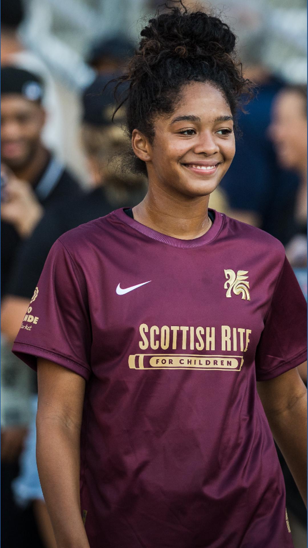 Dallas Trinity FC foward Rhea Moore, 15, scores game-winning goal ...