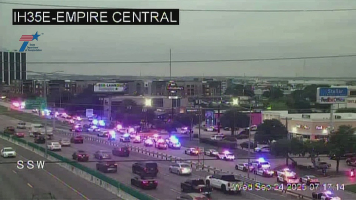 I-35E service road closed at Mockingbird Lane after shooting at Dallas ...
