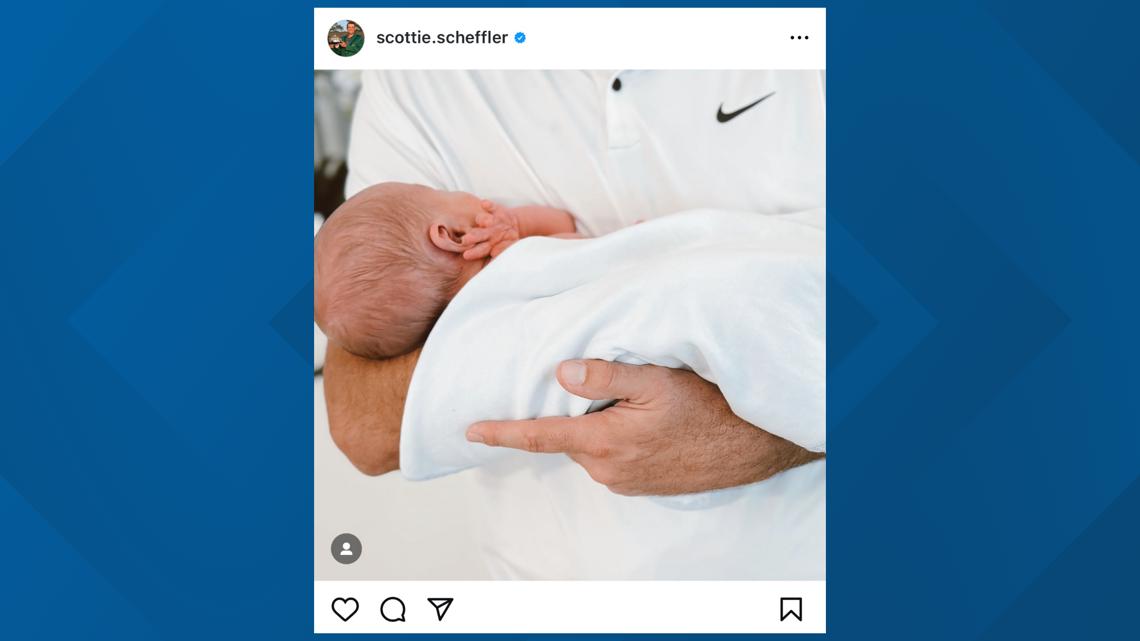 Pro golfer Scottie Scheffler, wife announce birth of first child | wfaa.com