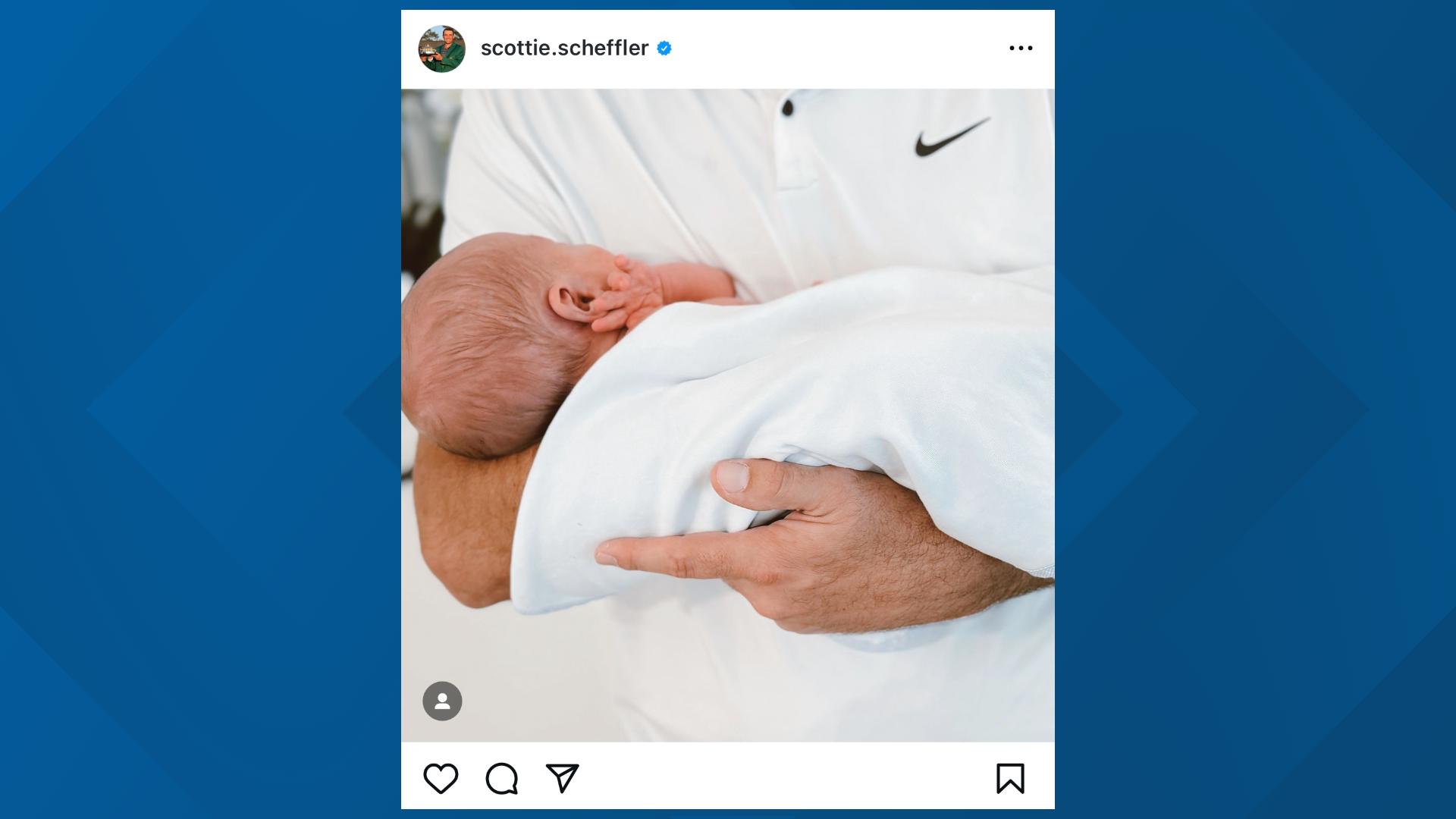 Pro golfer Scottie Scheffler, wife announce birth of first child | wfaa.com