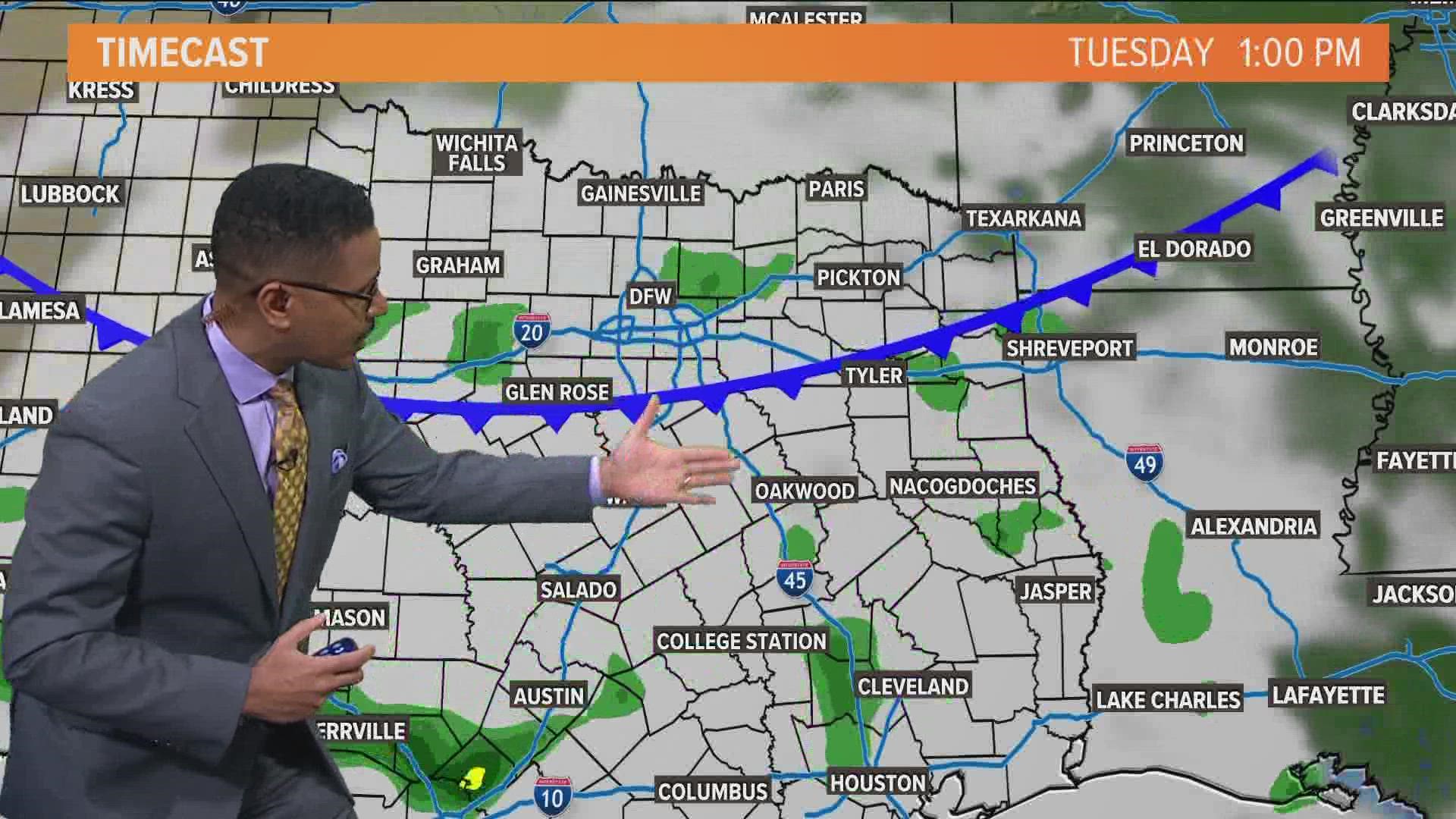 DFW weather: Full rain forecast and chances starting Monday | wfaa.com