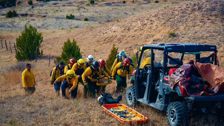 Grand Prairie, Texas firefighters return home from panhandle | wfaa.com