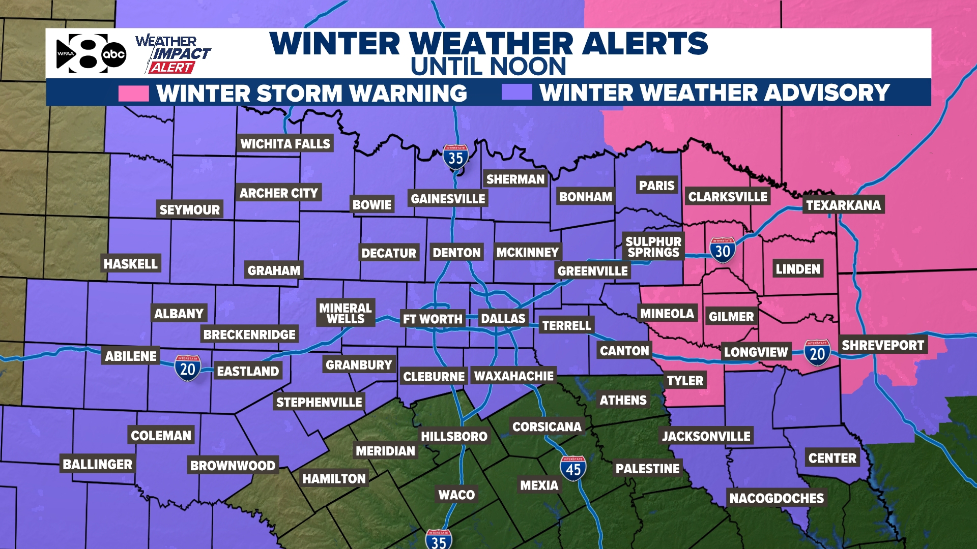 DFW snow, sleet, freezing rain forecast: Latest Dallas, Texas timeline ...